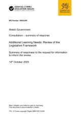 Additional Learning Needs (ALN) legislative framework review | GOV.WALES