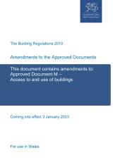 Amendments to approved document M (access to and use of buildings) 2004 ...