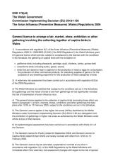 Bird gatherings: general licence for captive birds | GOV.WALES