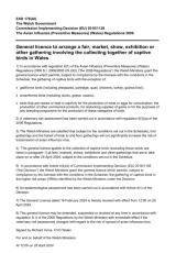 Bird gatherings: general licence for captive birds | GOV.WALES